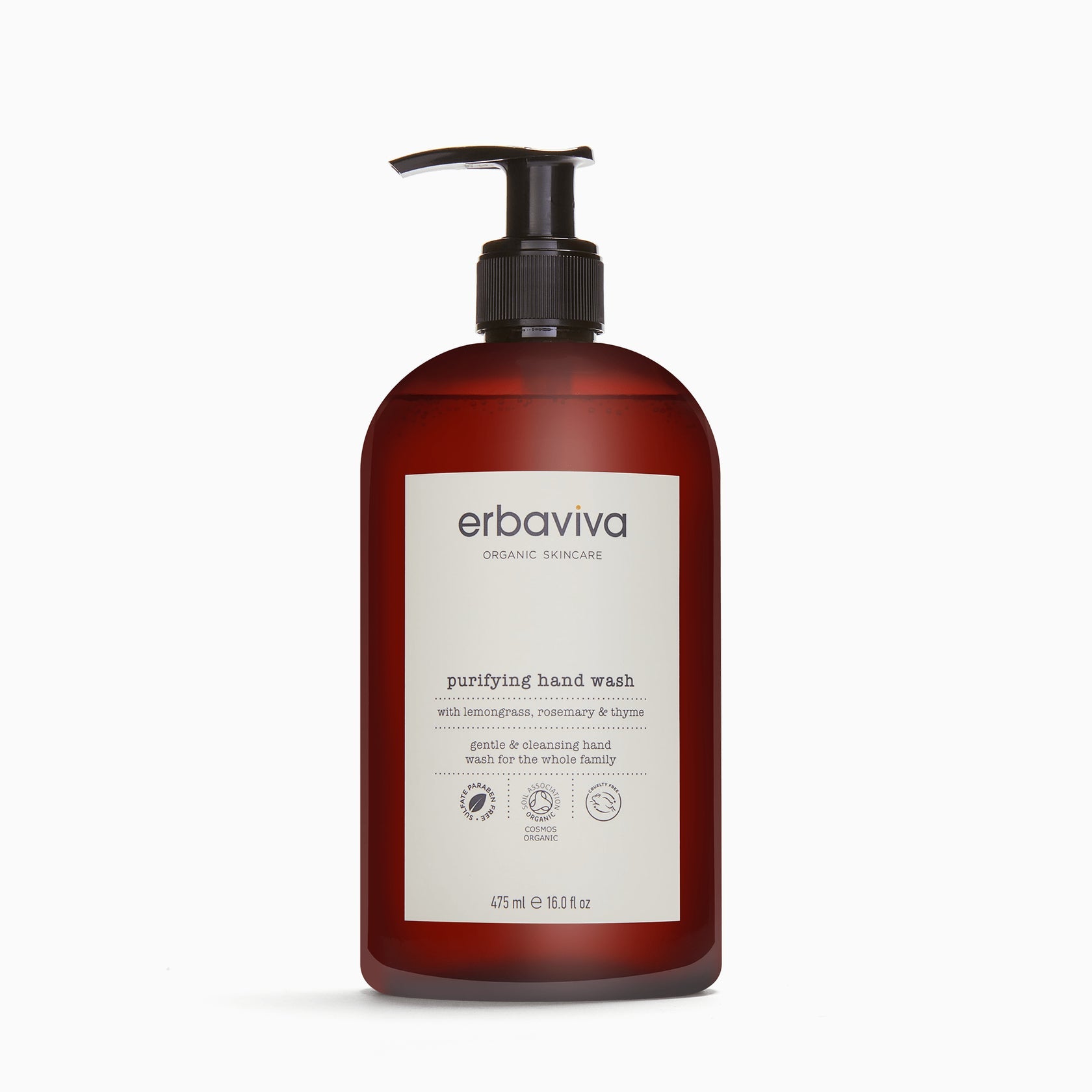 Purifying Hand Wash | Erbaviva | Lemongrass Rosemary + Thyme – Living ...