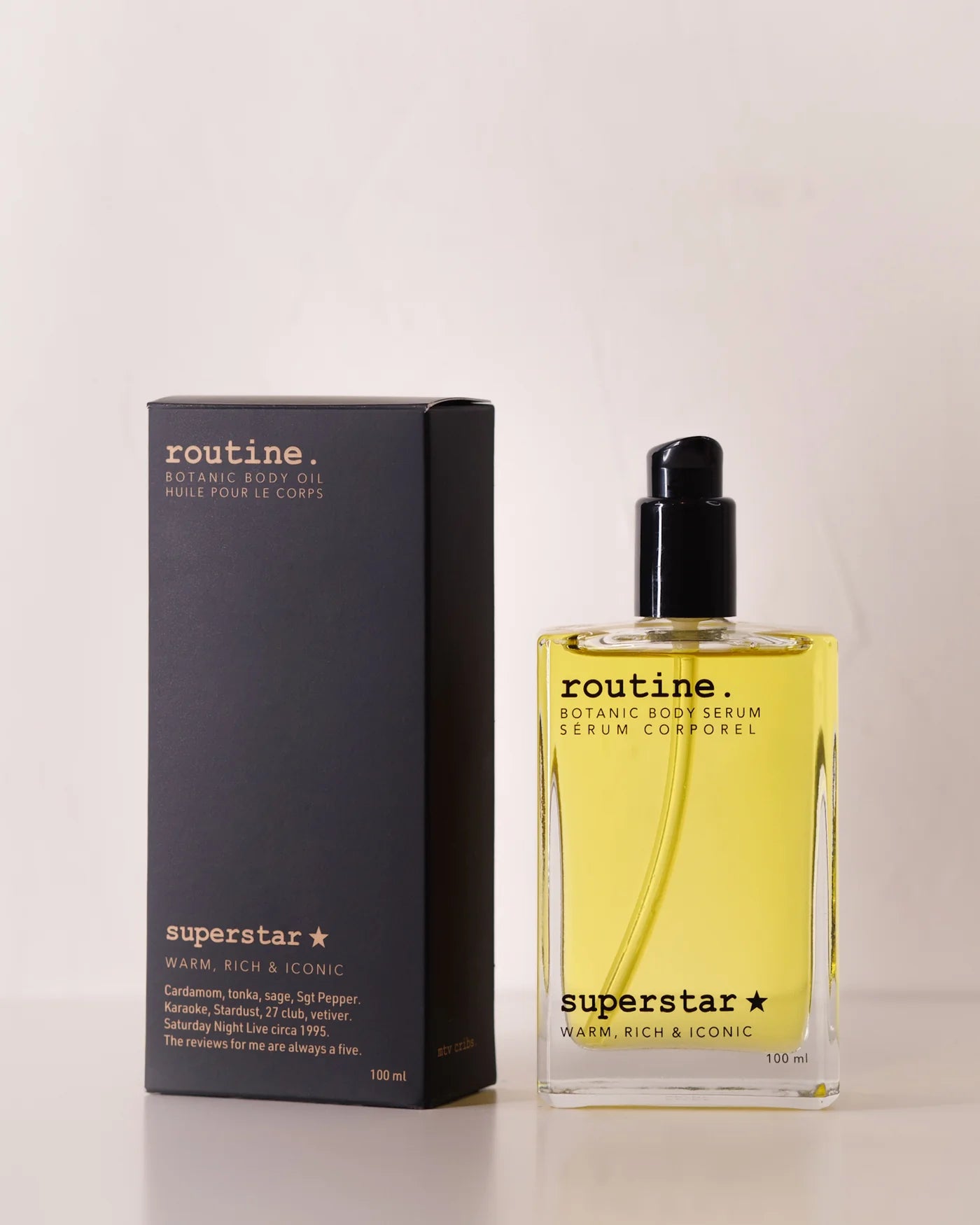 Routine Superstar Body Serum | Tonka, Sage, Cardamom & Rosalina ...