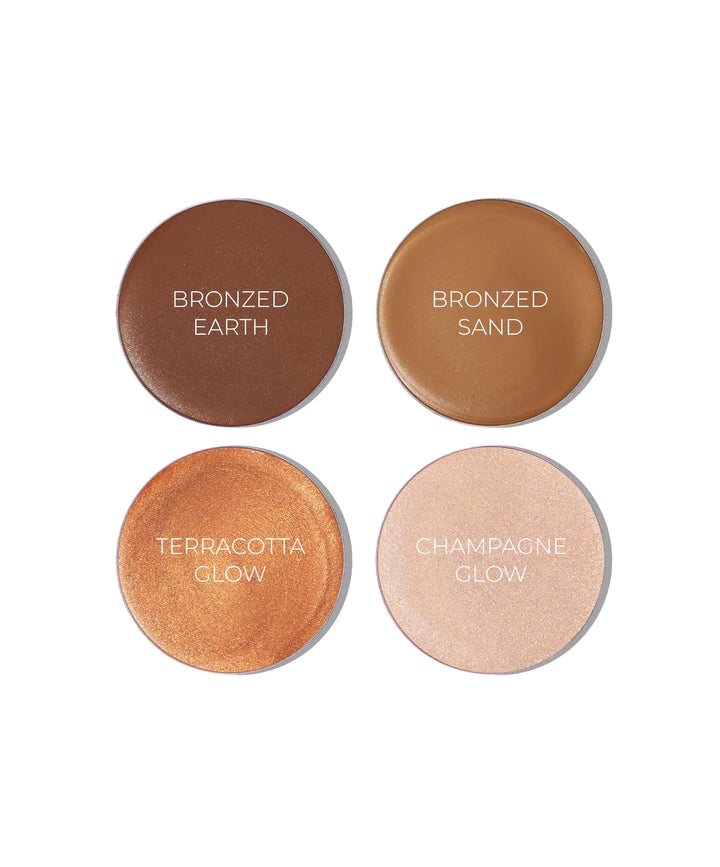 MULTI-USE CERAMIDE CREAM LIP + CHEEK PALETTE | Fitglow Beauty Makeup – Living Earth Beauty