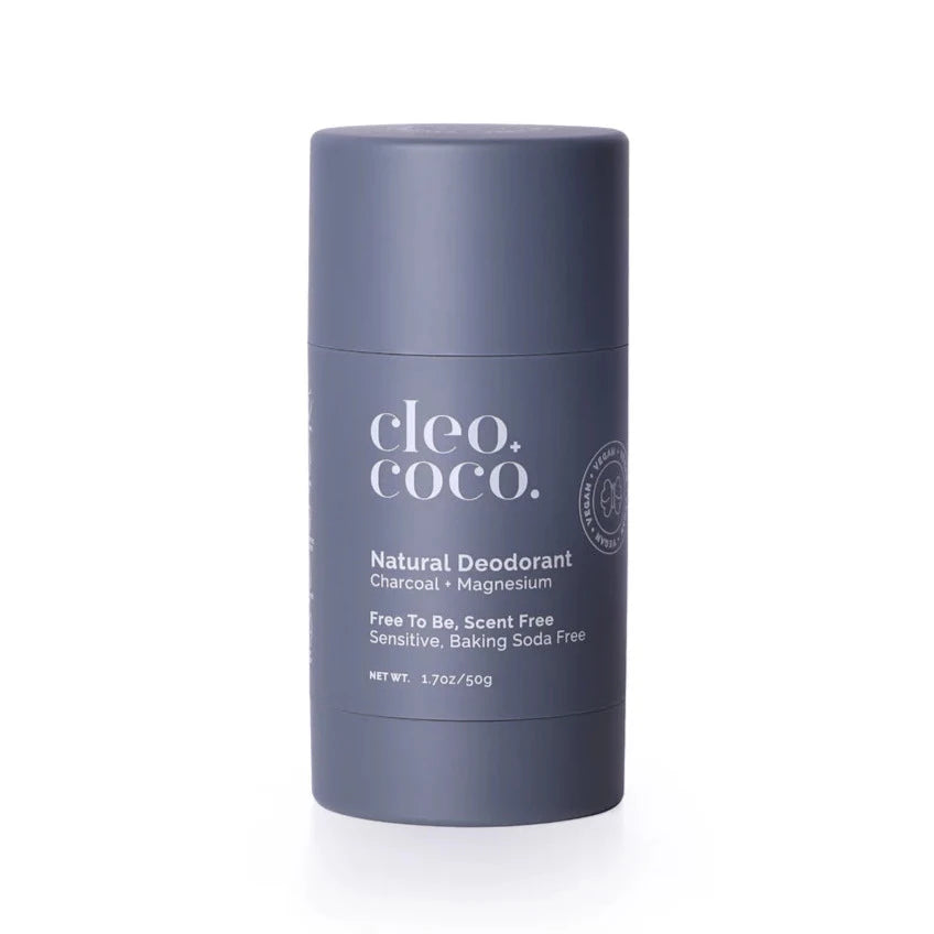 CHARCOAL + MAGNESIUM DEODORANT Free to Be Scent Free | Cleo+Coco ...